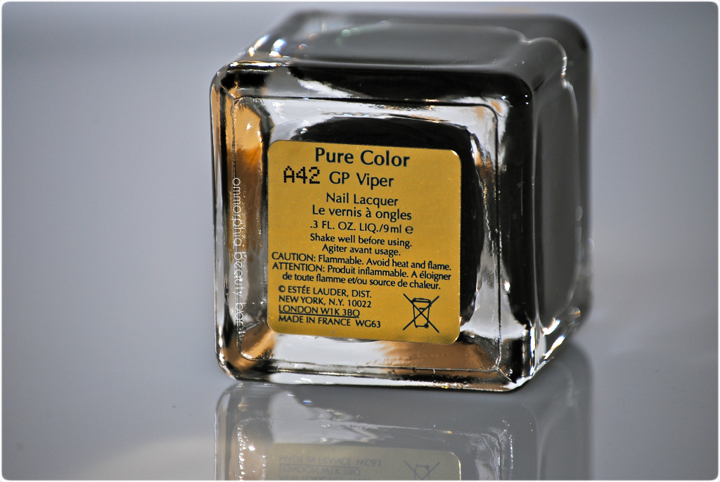 Estée Lauder Pure Color Nail Lacquer in Viper (swatches, comparison ...