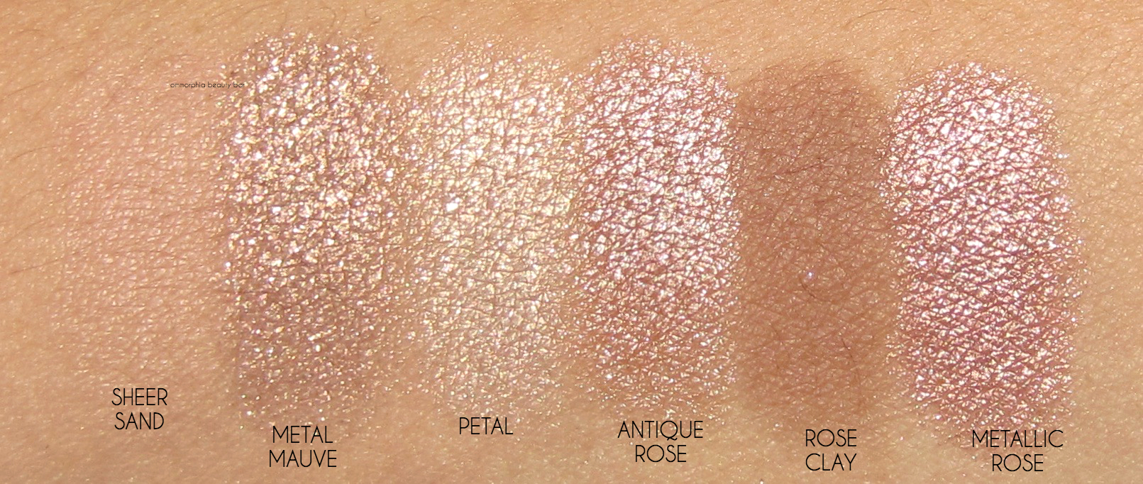 Pixi Natural Beauty Palette swatches 1 | ommorphia beauty bar